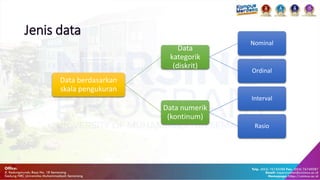 MBKM - biostatistik 1 - Konsep dasar statistik (statistik, data ...