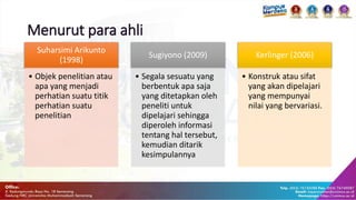 MBKM - biostatistik 1 - Konsep dasar statistik (statistik, data ...