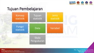 MBKM - biostatistik 1 - Konsep dasar statistik (statistik, data ...