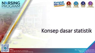 MBKM - biostatistik 1 - Konsep dasar statistik (statistik, data ...