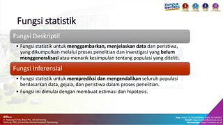 MBKM - biostatistik 1 - Konsep dasar statistik (statistik, data ...