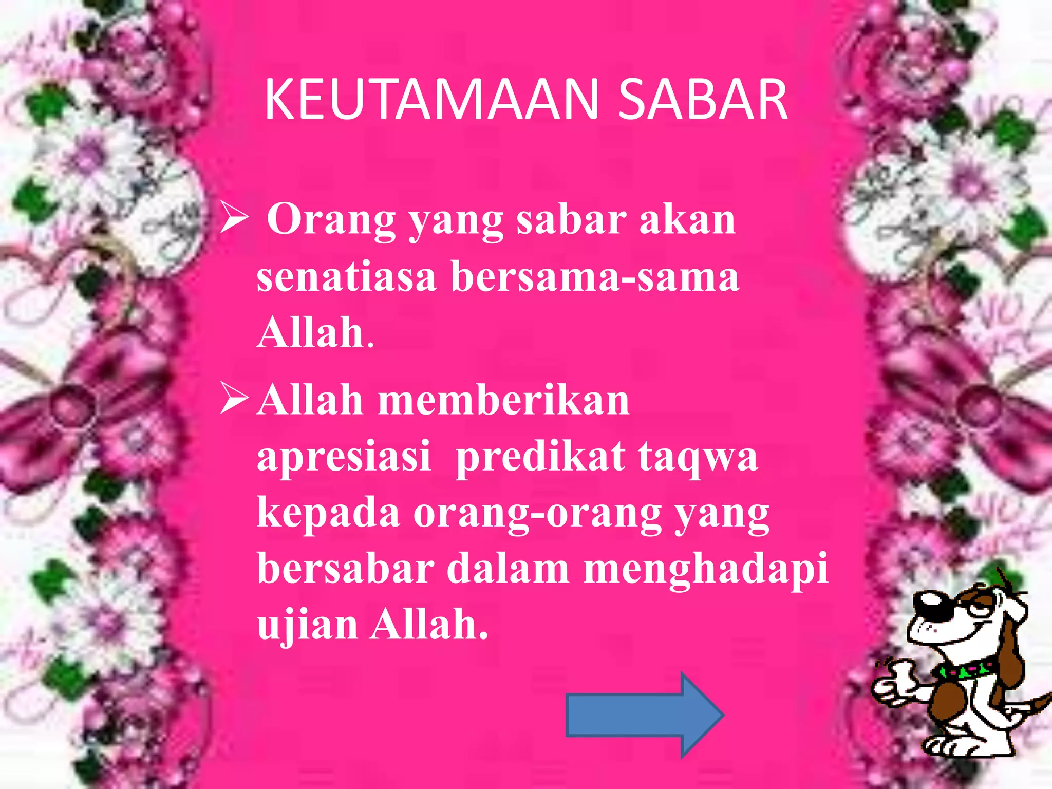 sabar itu indah | PPTX