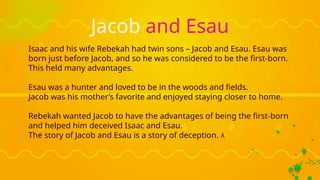 MB L4 jacob and esau from the bible - about leadership | PPTX