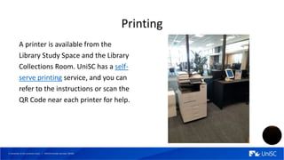 UniSC Moreton Bay Library self-guided tour | PPTX | Computer ...