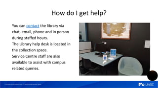 UniSC Moreton Bay Library self-guided tour | PPTX | Computer ...