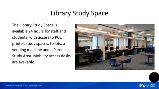 UniSC Moreton Bay Library self-guided tour | PPT