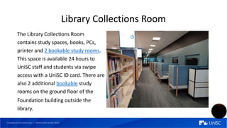 UniSC Moreton Bay Library self-guided tour | PPTX | Computer ...