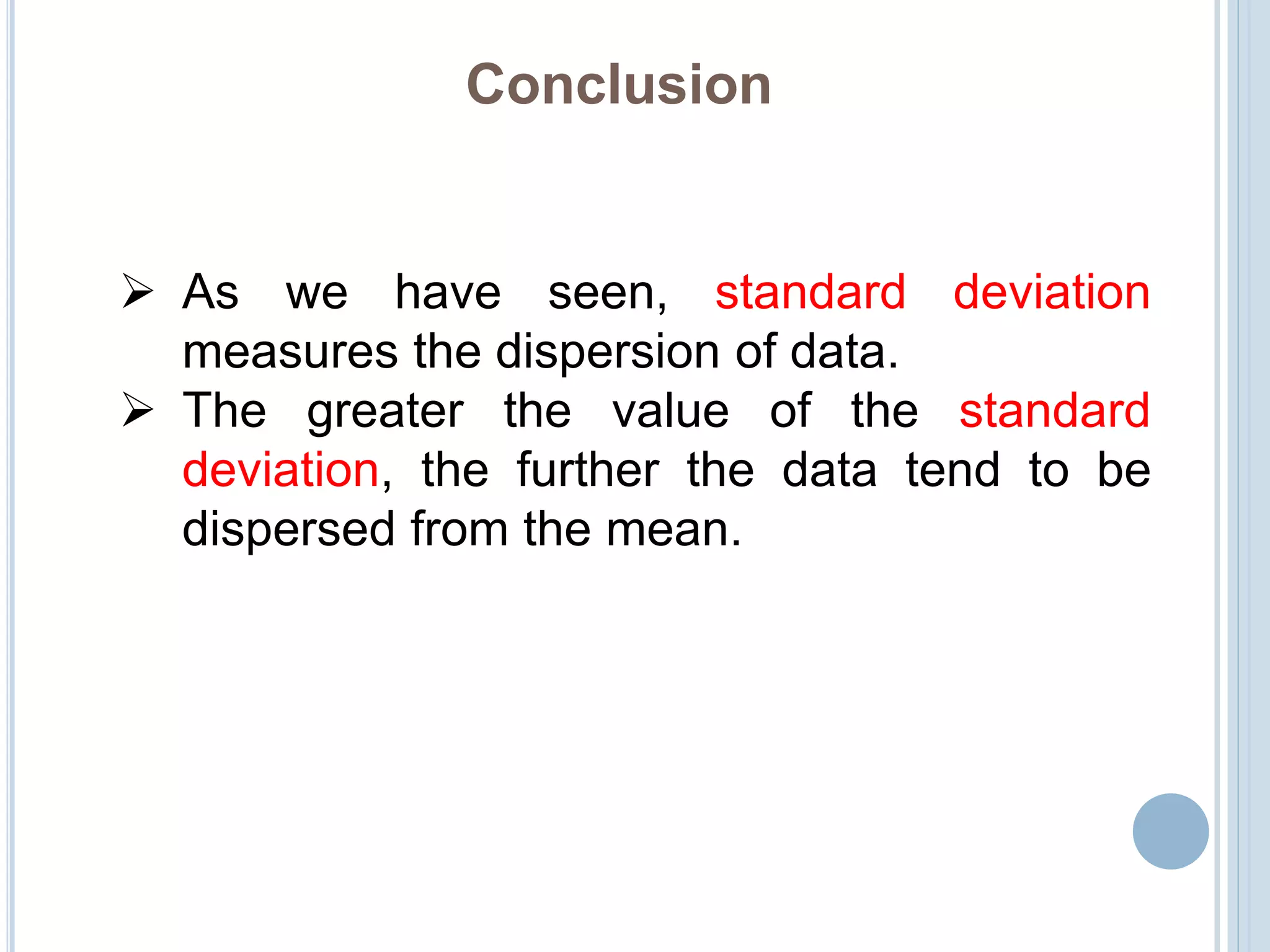 Variance and standard deviation | PPTX