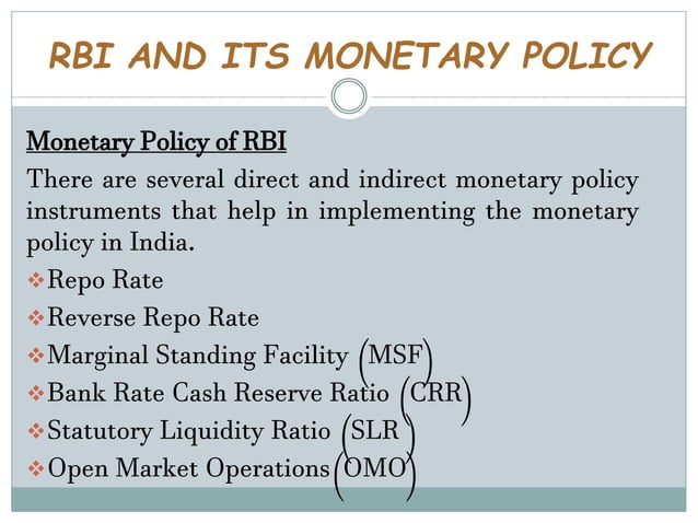 Central Banking | PPTX