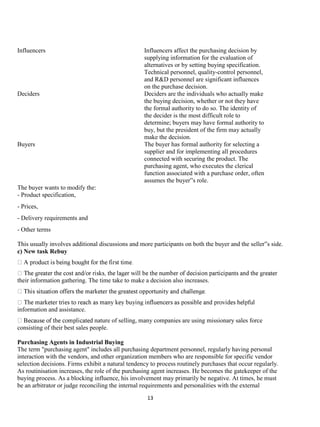 MBM6109+INDUSTRIAL+MARKETING.pdf Industrial Marketing notes | PDF