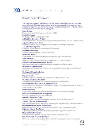 MBM Brochure 2010 | PDF