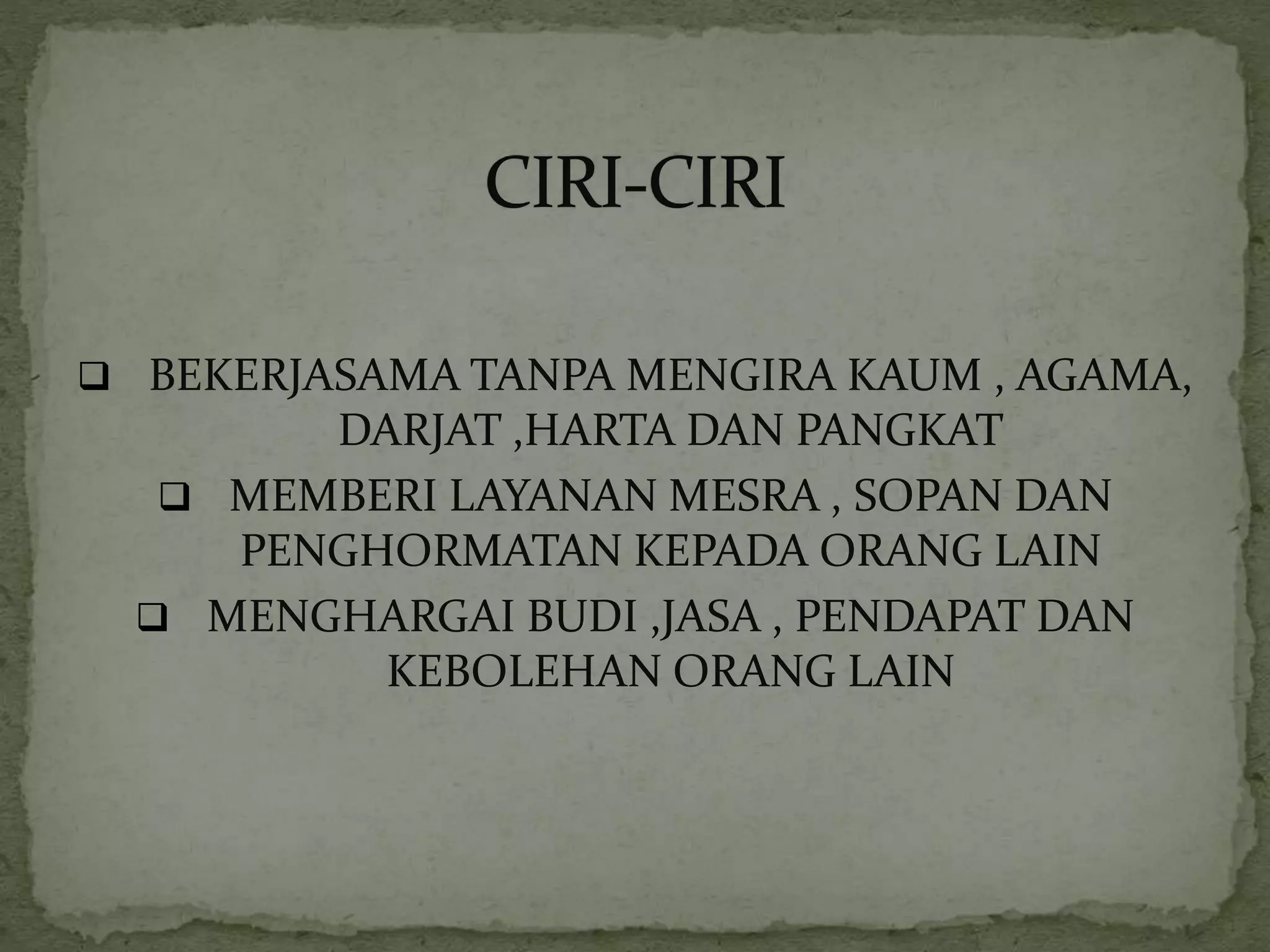 NILAI HORMAT-MENGHORMATI | PPTX