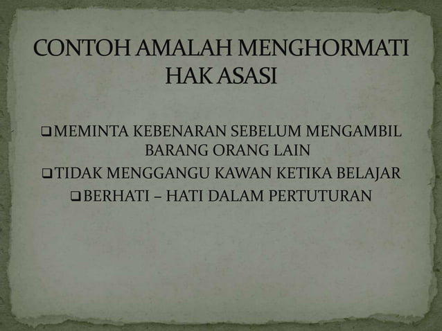NILAI HORMAT-MENGHORMATI | PPTX