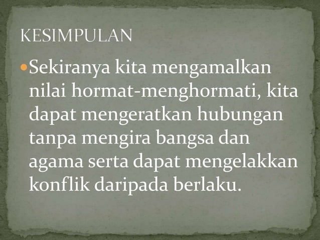 NILAI HORMAT-MENGHORMATI | PPTX