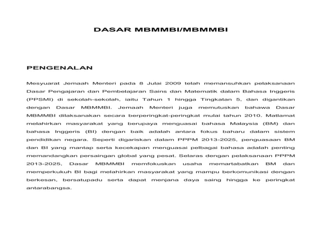 MBMMBI FILE DOCUMENTS SEKOLAH KEBANGSAAN | PPTX