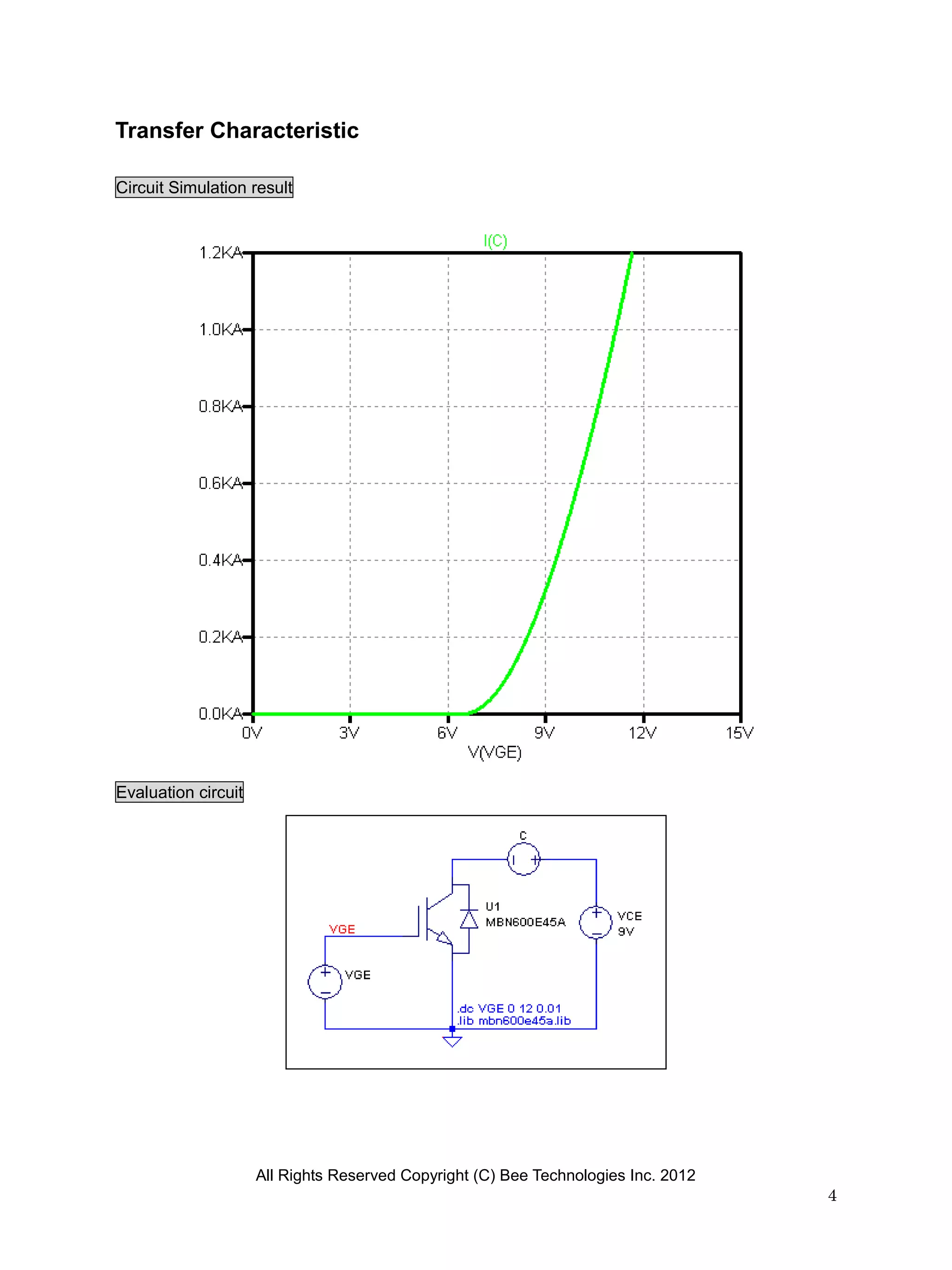 MBN600E45A LTspice Model (Free SPICE Model) | PDF