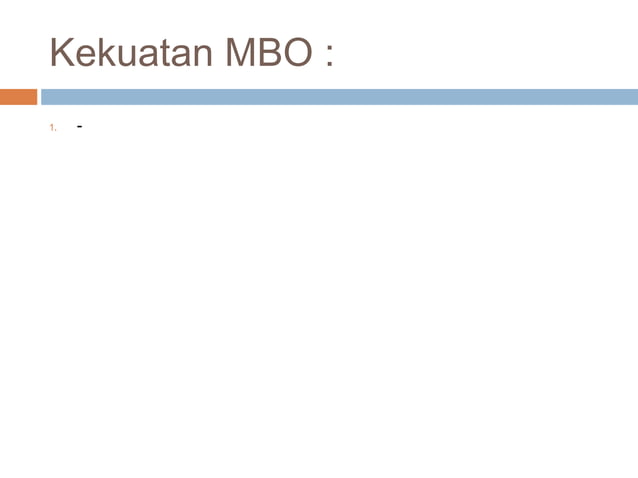 Management by objective | PPT