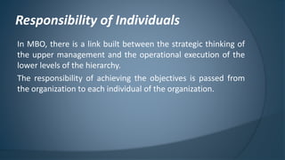 Management By Objectives (MBO) | PPTX