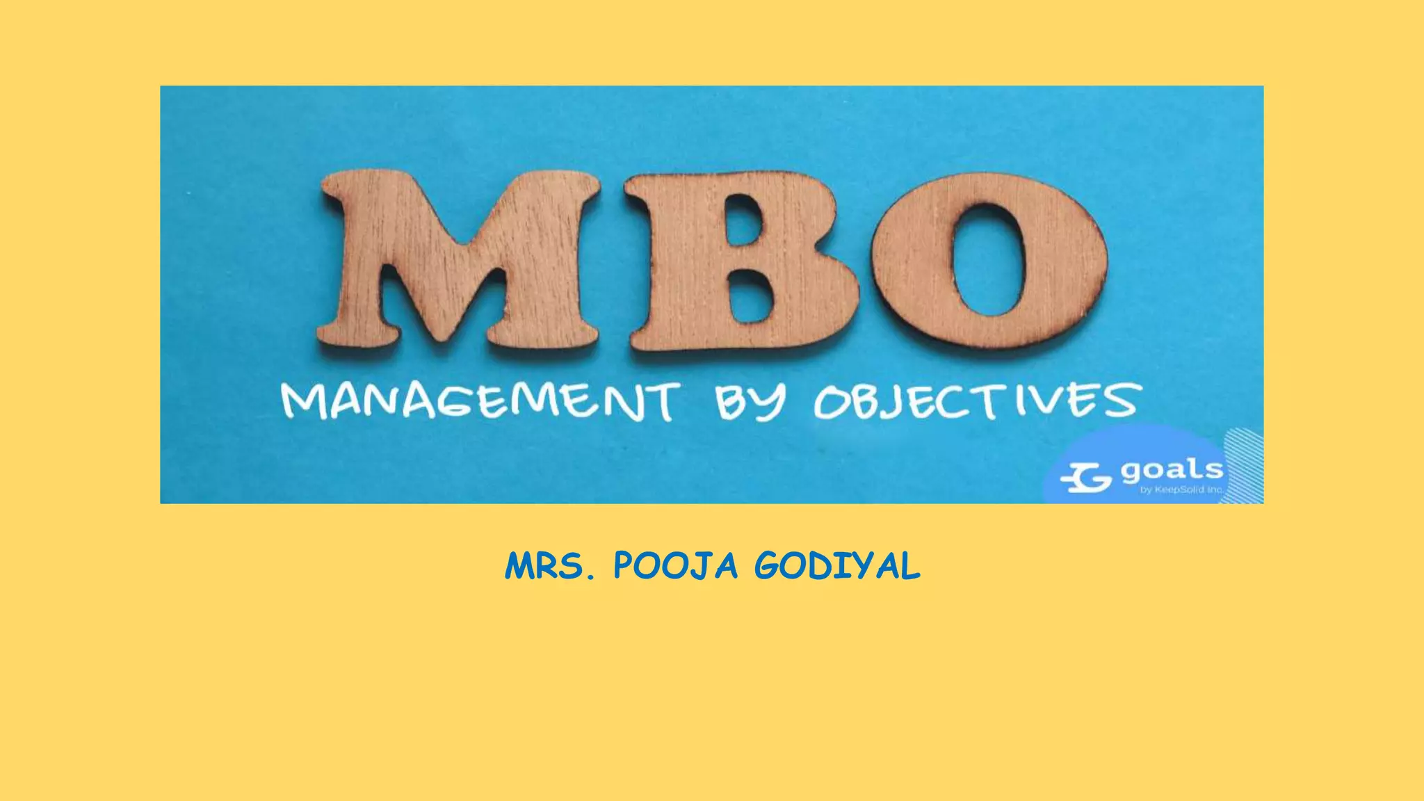 MBO, Management By Objectives, Nursing Management | PPT | Human ...