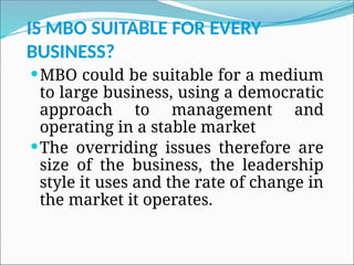 mbo.pptx management by objective ppt presentation | PPTX | Human Resources | Business