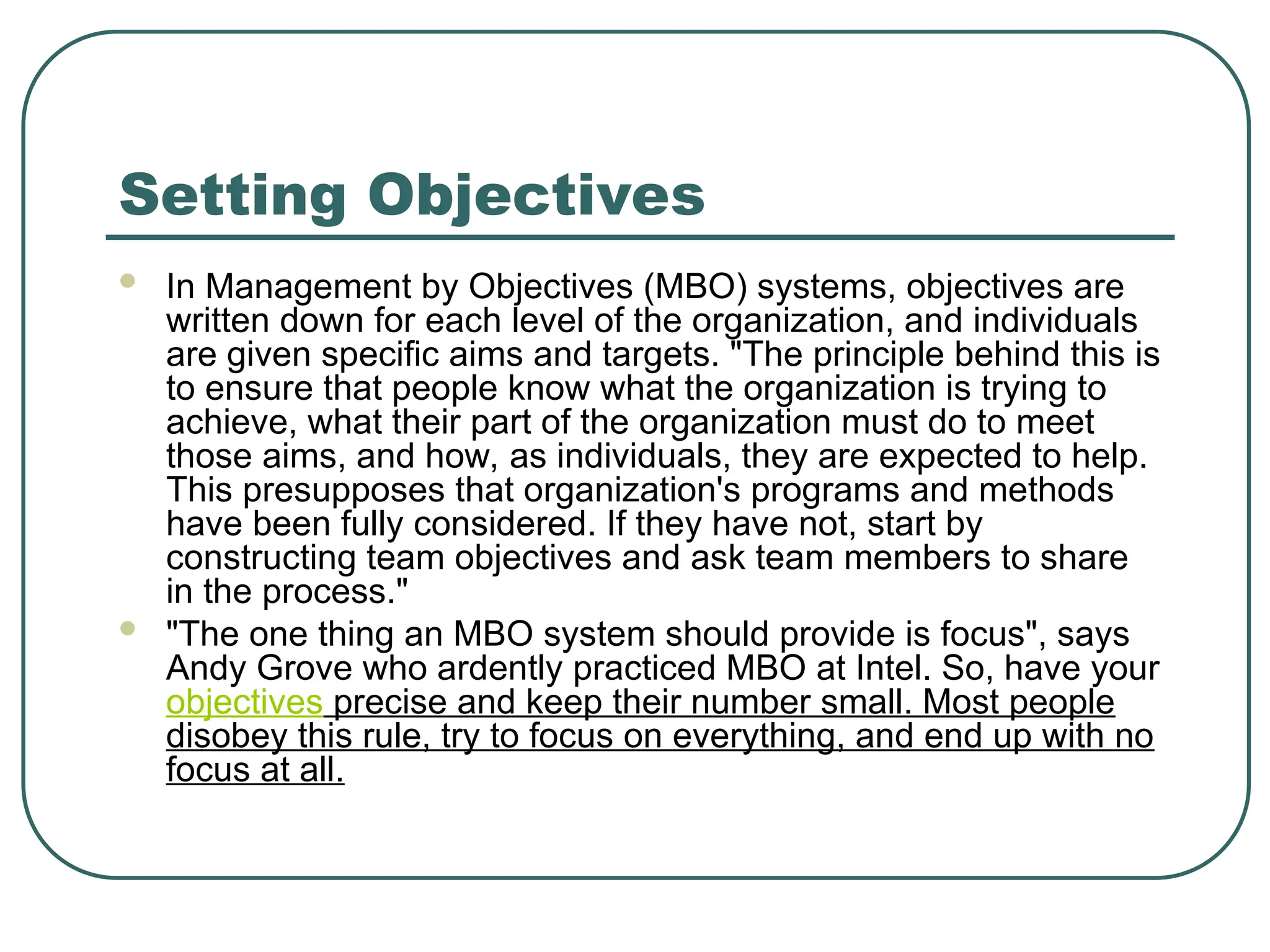 MANAGEMENT BY OBJECTIVE_MANAGEMENT PRINC | PPT