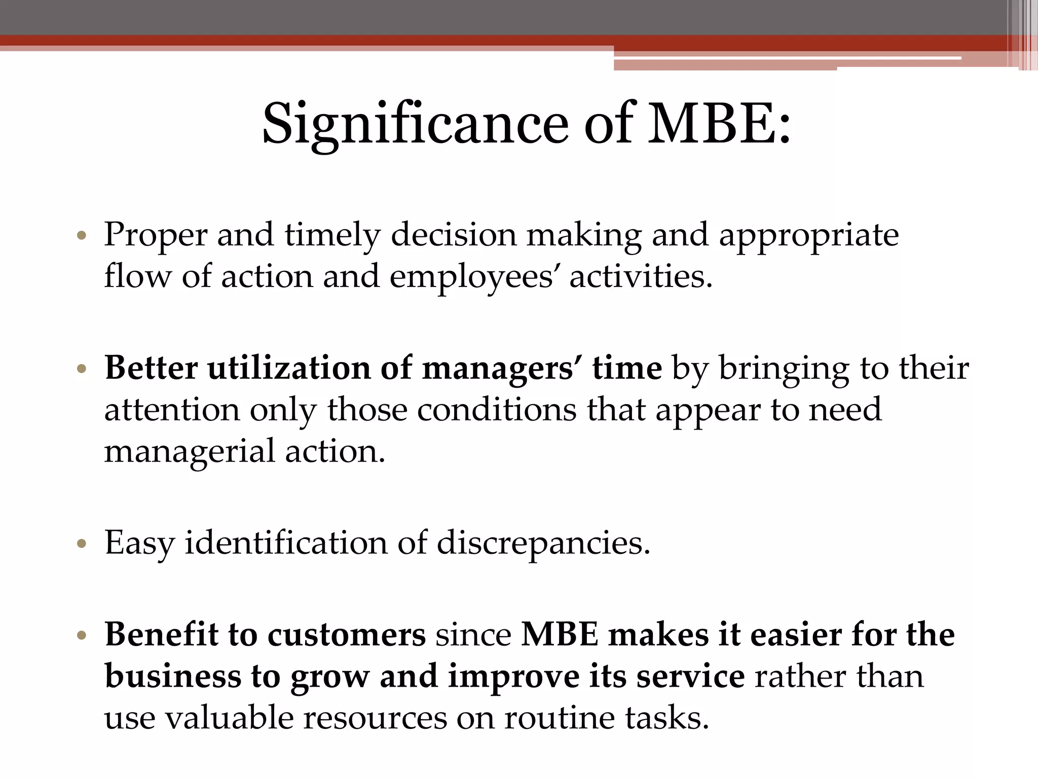 MBO and MBE | PPTX