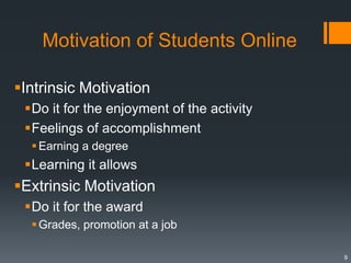 M boatwright what is student centered learning in the online ...