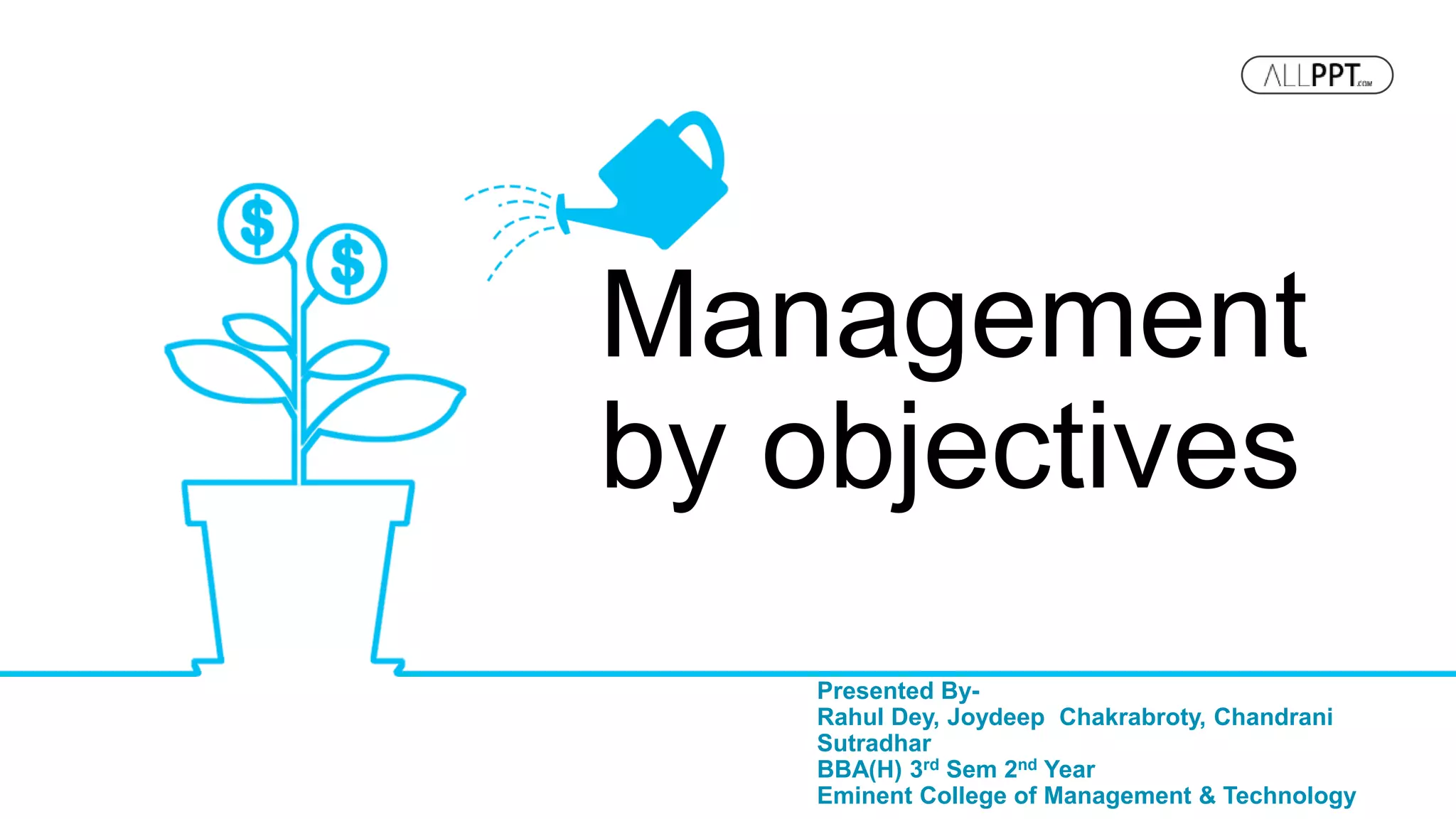 Management By Objectives | PPTX