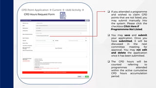 MBOT registeration CPD via online system | PPT