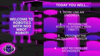 Mbot NEO 101 - Day 5 Ultrasonic Sensor (2).pptx
