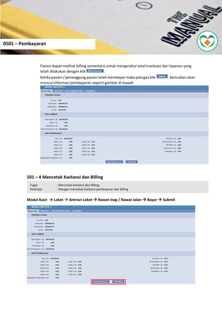 Manual Book 00501 Pembayaran | PDF