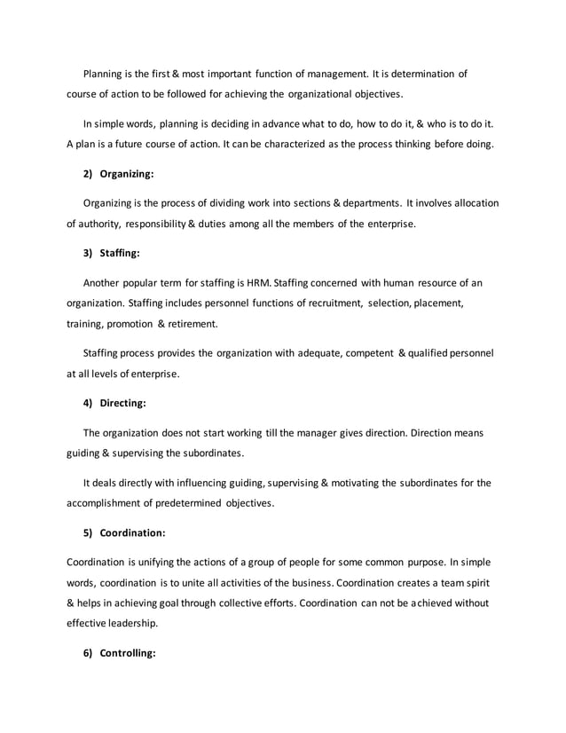 Management Behavioral Process or Principles & Practices of Management | PDF