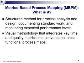 Metrics-Based Process Mapping: An Excel-Based Solution | PDF