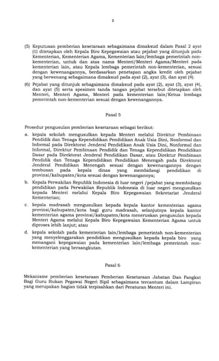 Permendikbud no. 28 tahun2014 | PDF