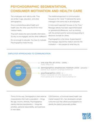 Psychographic Segmentation | Consumer Motivation and Health Care | PDF