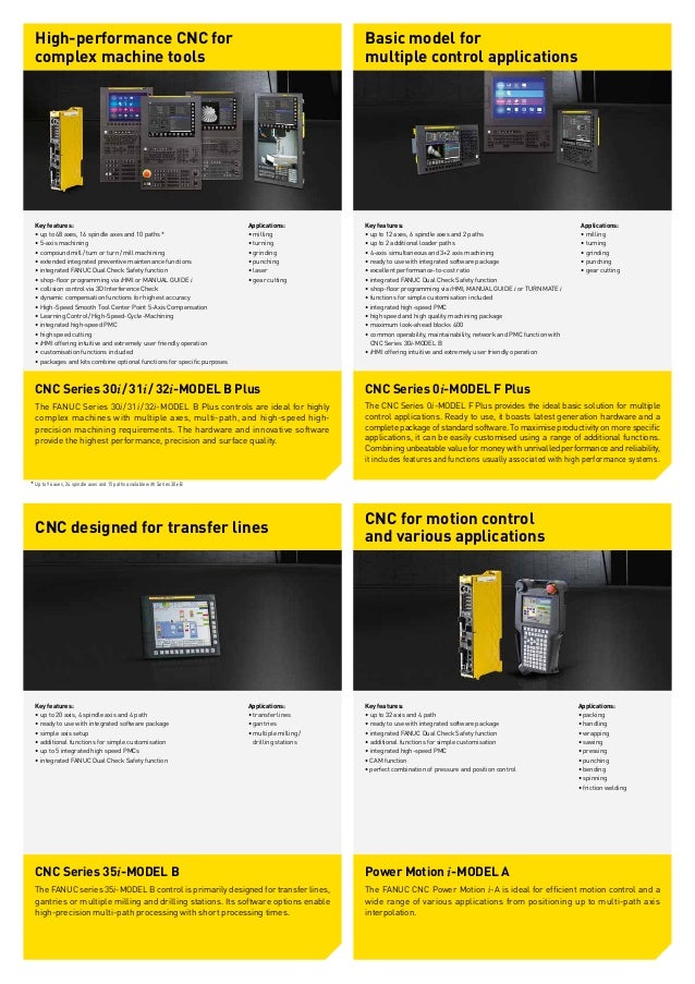 FANUC CNC product overview brochure | PPT