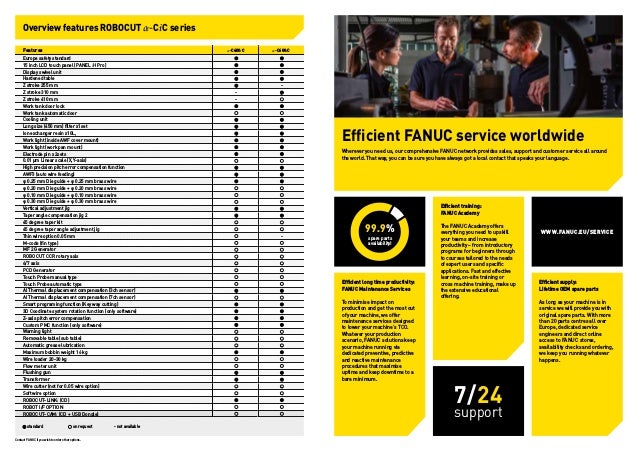 FANUC Wire Electrical Discharge Machine ROBOCUT brochure Fast, accurate ...