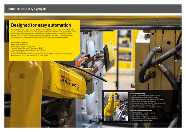 FANUC ROBOSHOT - Product Overview | PDF