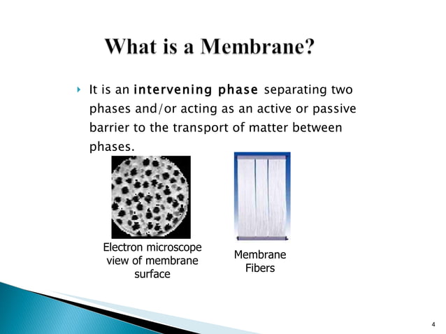 Membrane Bioreactor Technology - An Overview | PPT