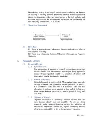 Negative Marketing Effect on Utilization of Unsafe Products | PDF