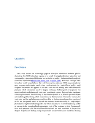 Membrane Bio Reactor process design_criteria | PDF