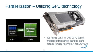 Parallelization techniques and hardware for 2D modelling - Mark Britton ...