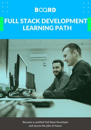 (M) brochure full stack development learning path | PDF
