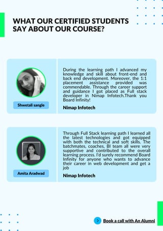 (M) brochure full stack development learning path | PDF