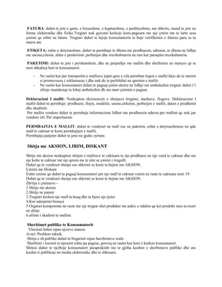 Mbrojtja e konsumatorit | PDF