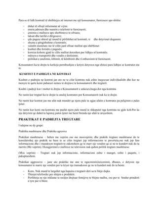 Mbrojtja e konsumatorit | PDF
