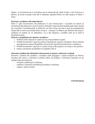 Mbrojtja e konsumatorit | PDF