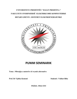 Mbrojtja e motorëve të rrymës alternative | PDF