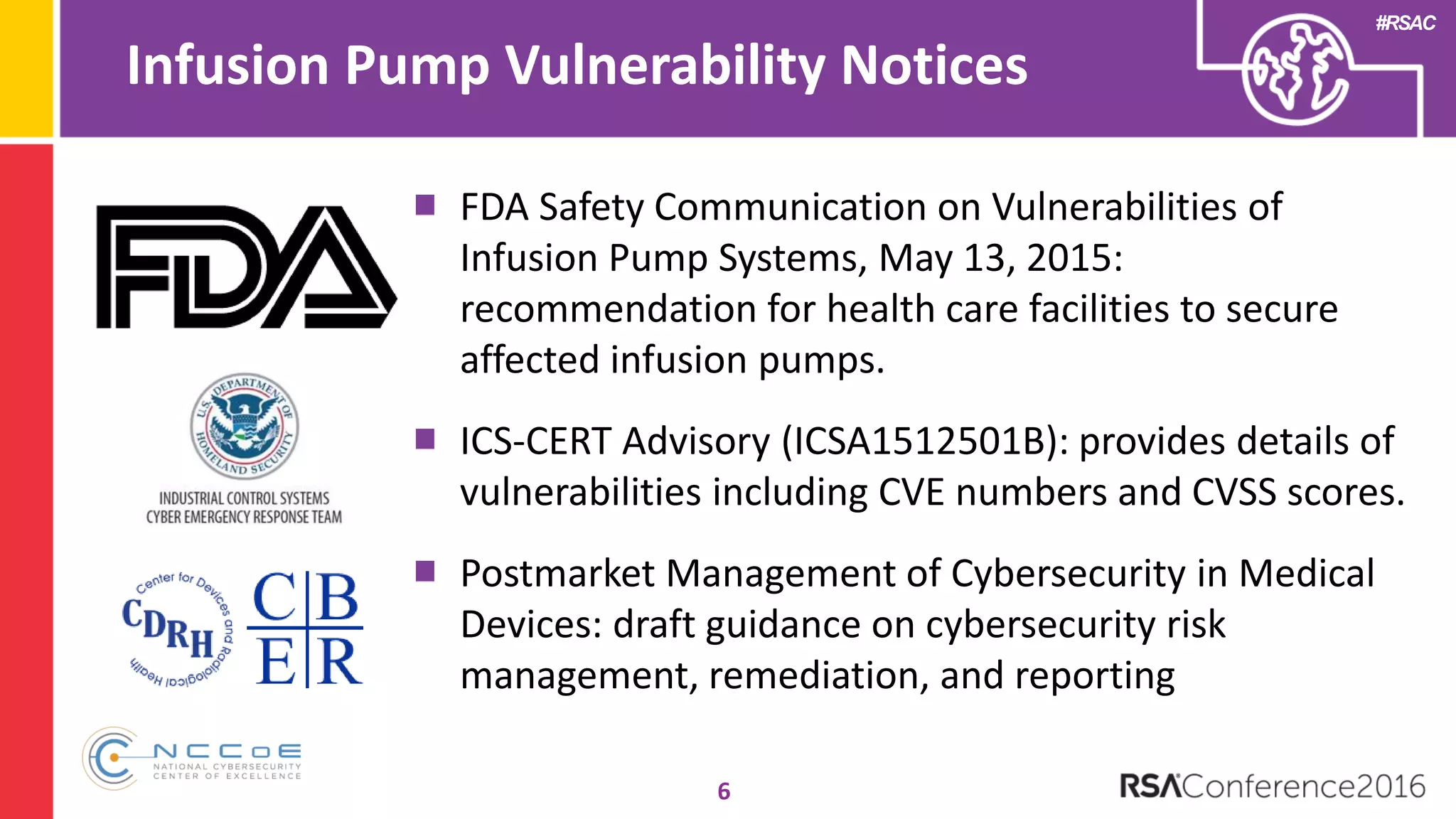 Wireless Infusion Pumps: Securing Hospitals’ Most Ubiquitous Medical ...
