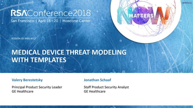 Medical Device Threat Modeling with Templates | PDF